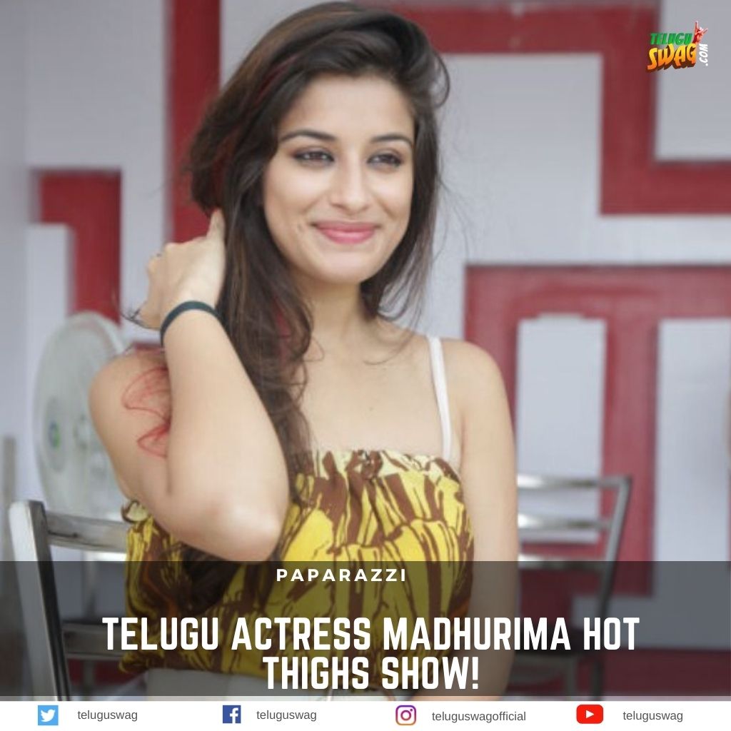 Telugu Actress Madhurima hot thighs show! | Telugu Swag