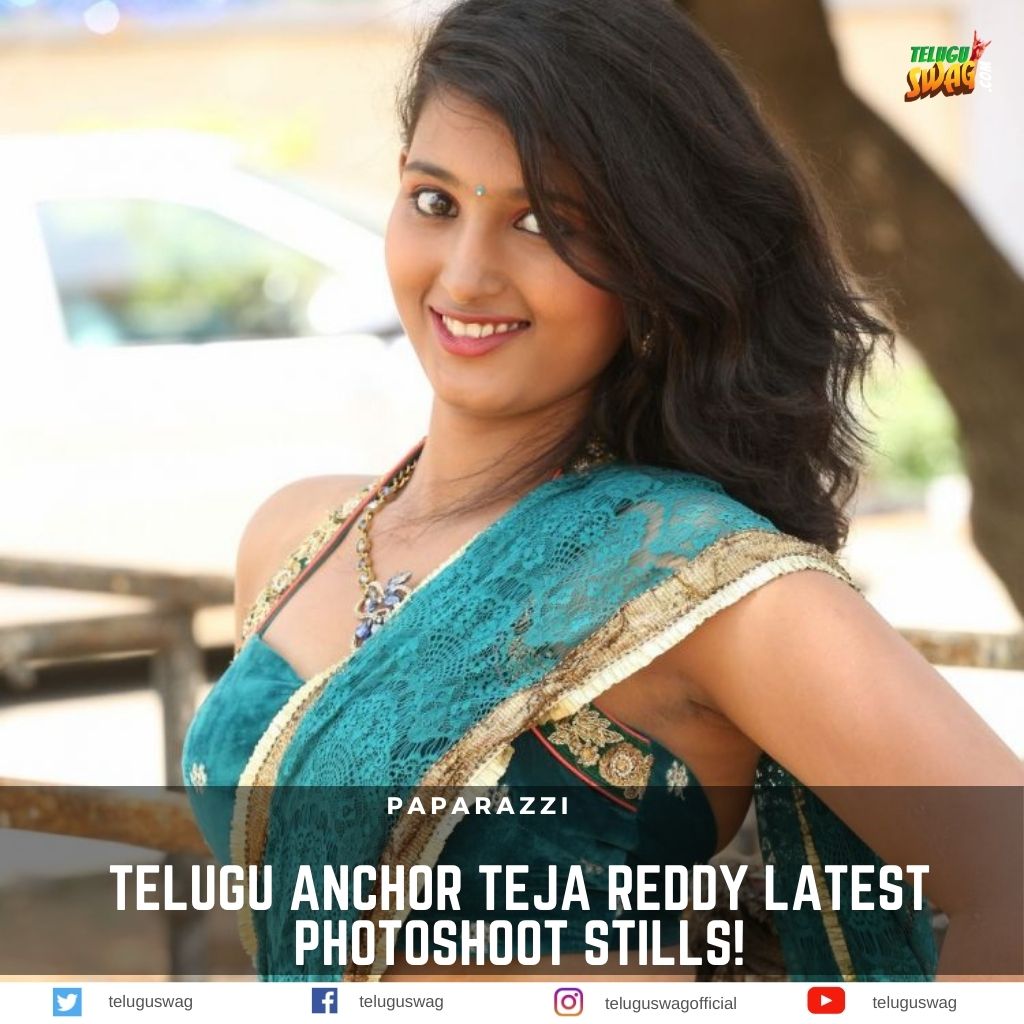 telugu anchor Teja Reddy Latest Photoshoot Stills! | Telugu Swag