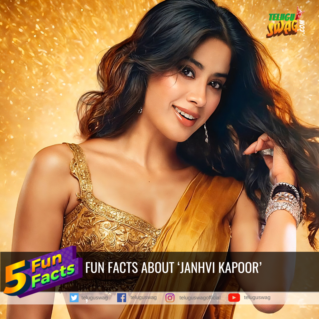 f cube 'Janhvi Kapoor'! | Telugu Swag